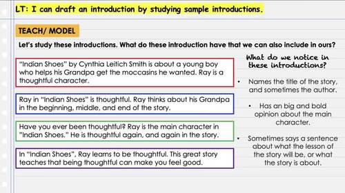 Baby Literary Essay Unit - PPT Lesson - Bend 2 - Session 7-13 | TPT