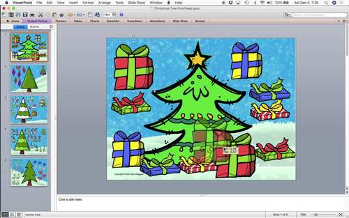 5 Digital Behavior Charts: Decorate Christmas Trees by On the Dot Resources