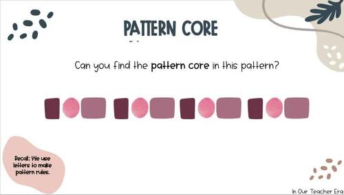 Grade 4 Ontario Digital Math Slides- Patterning | PowerPoint + Google ...