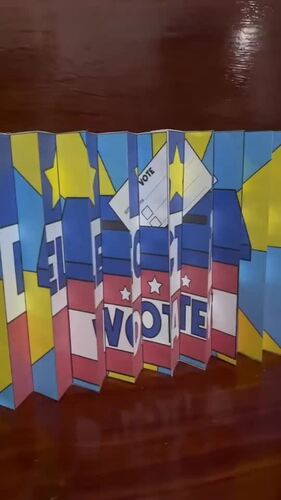 Election Day Craft Agamographs Project & Coloring pages | Election Voting