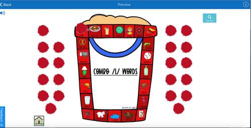 SUMMER SAND BUCKET DIGITAL BOOM CARDS, ARTICULATION by SLP Britt