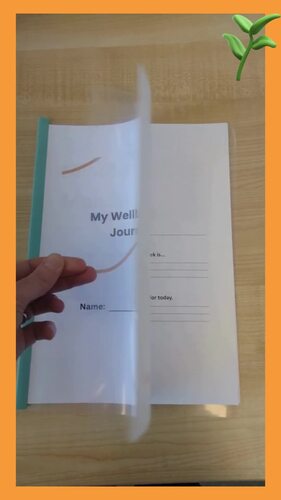 My Wellbeing Journal. SEL. Regulation. Empowerment. Reflection. Editable