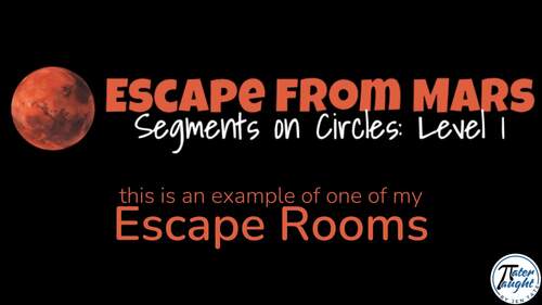 Circle Segments (chords, secants, tangents) - Digital Escape Room ...