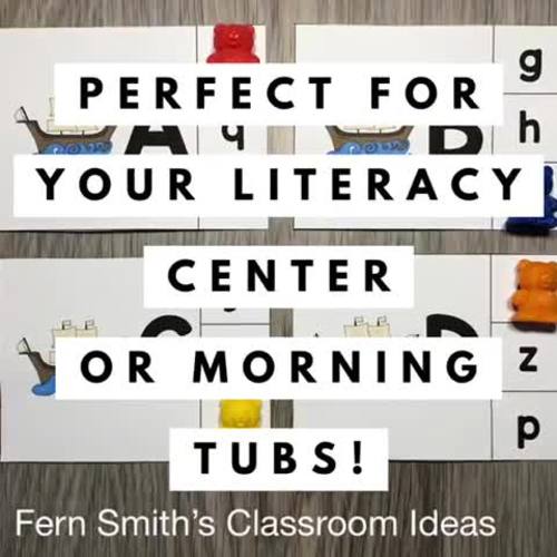 Alphabet Clip Cards Dollar Deal by Fern Smith's Classroom Ideas | TPT