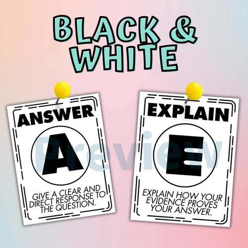 RACES Writing Strategy Posters | Boho Theme | Evidence Bulletin Board ...