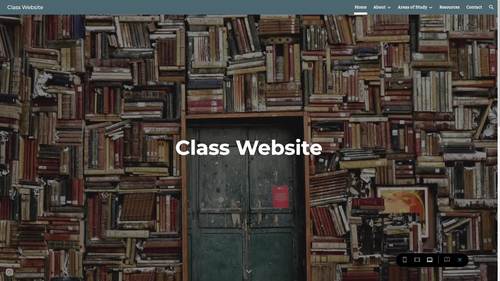 Class Website Template for Google Sites by The Lost Teacher | TPT