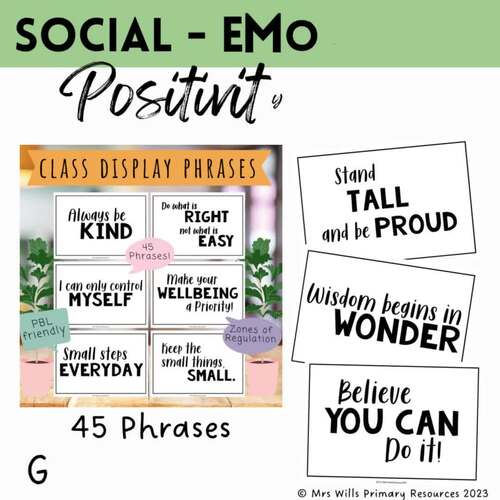 Positive Classroom Resources | Student Wellbeing & Growth Mindset Bundle
