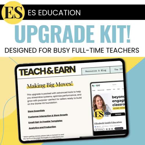 TpT Store Upgrade Kit | SEO Templates, Product Listings, Store Audit ...