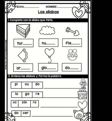 Actividades de lengua en San Valentín | Pack de actividades y Posters