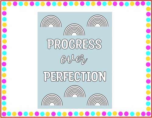 Printable Boho Motivational Posters, Growth Mindset Posters for Kids ...