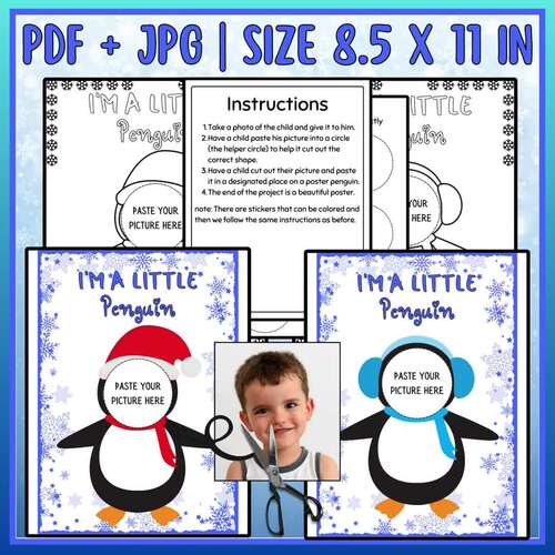 Winter Craft & Poster: winter art project: I'M A LITTLE PENGUIN ...