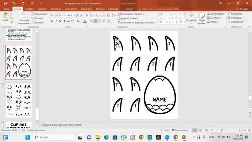 Editable Pineapple Name Craft for Summer | End of Year Activity ...