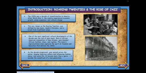 Jazz and The New Music Era. L65 Bundle.Powerpoint. Worksheets.Articles ...