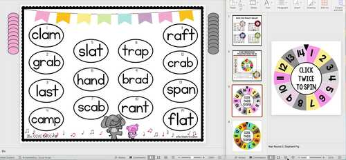 UFLI aligned DIGITAL Phonics Bump Games Year-Round Set 2: CCVC digraphs ...