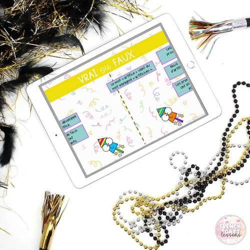 French New Year Digital Activities | Le jour de l'An/le Nouvel An