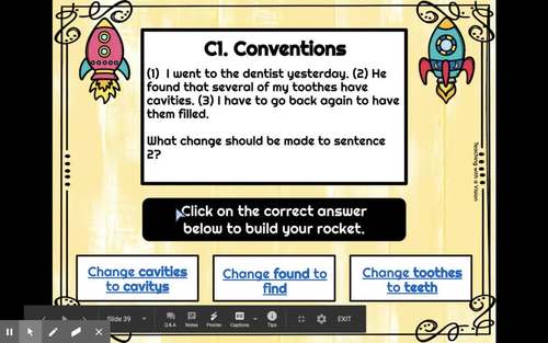 5th Grade MyView Literacy Unit 1 Week 5, Build a Rocket Assessment Practice