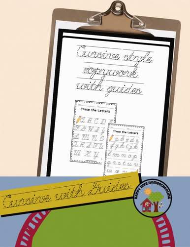 September Copywork Handwriting Practice CURSIVE by Happy Hive Homeschooling