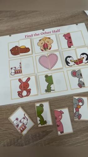 Valentine's Day Busy Book Pages, Cut and paste Activity, Counting and ...