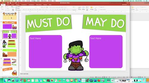 Halloween PowerPoint Templates | Daily Slides | TPT