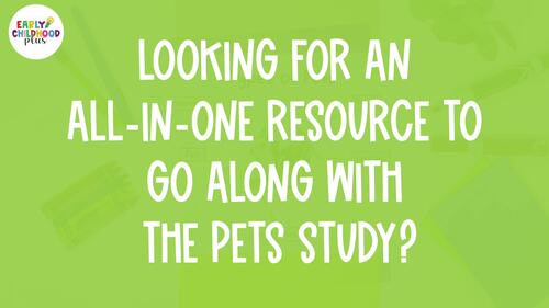 Pets Study Bundle for The Creative Curriculum Real Photos Questions ...