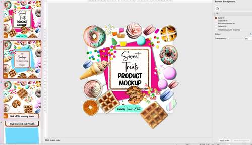 Sweet Treats Bits and Bobs Mockup png mock up images, stock photos