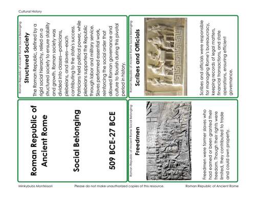 Fundamental Needs Humans Ancient Civilizations ANCIENT ROME 75 Research ...