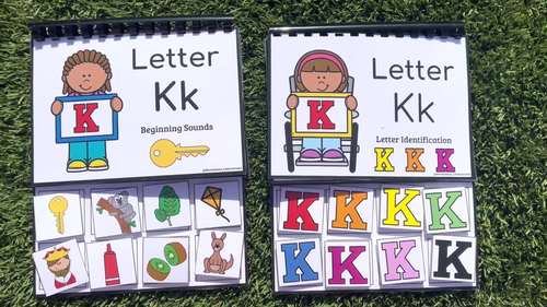 Letter K Alphabet Adapted Books | Matching and Errorless Learning