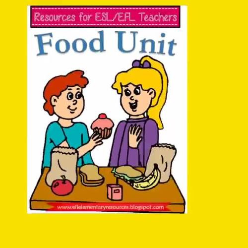 Food Theme for Kindergarten EFL by HOLISTIC English Resources by ROSA ...
