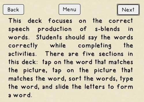 S-Blends Articulation and Phonics Cluster Reduction Boom Cards | TPT