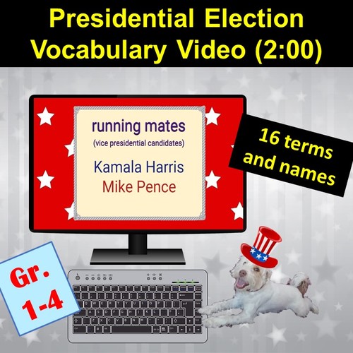 American Presidential Election Vocabulary Video (2:00) | TpT