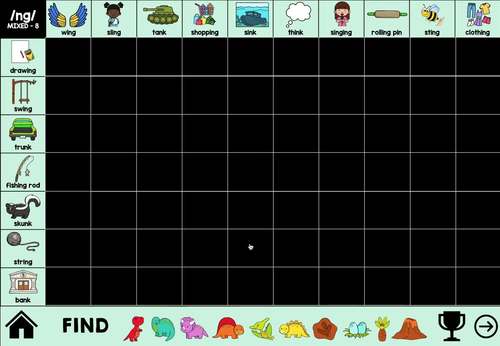 Hide & Seek Speech - Articulation Game - /ng/ Dinosaur Theme - Boom ...
