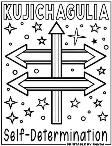 Kwanzaa Coloring Pages Worksheet Activities 7 Principles Of Kwanzaa ...