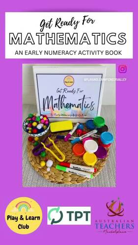 Get Ready For Mathematics - An Early Numeracy Activity Book | TPT
