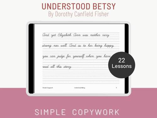 Understood Betsy Cursive Copywork for Charlotte Mason Homeschoolers
