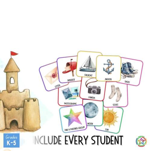 Partner Pairing Cards | Just Things | Classroom Management | Inclusive ...