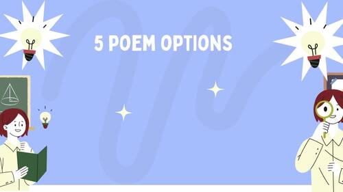 Poetry Analysis: Engaging "Pass the Poem" Activity for 5 poems with ...