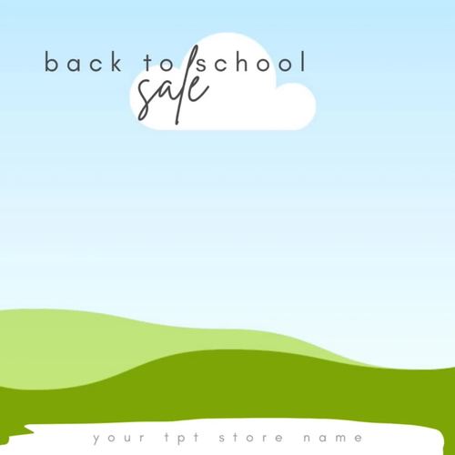 Instagram Post Templates for TPT Sellers for Canva Engagement Basic Linen