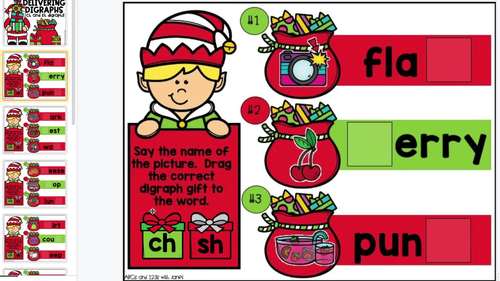 Google Slides™ Delivering Digraphs (ch, sh) by ABCs and 123s with Janet