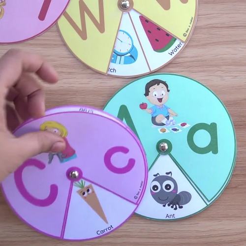 Alphabet spinner by Bee a maker | TPT