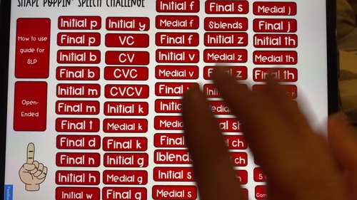 Shape Poppin' Speech: Pop its BOOM Cards ONLY: Speech Therapy Toy Companion