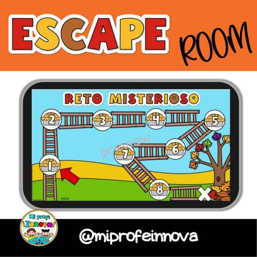 Fall Activities - Escape Room Spanish Phonics Game | Letras y Sonidos