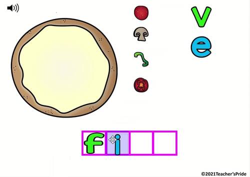Counting Pizza Toppings Number Sense 1-20 Boom Cards by Teacher's Pride