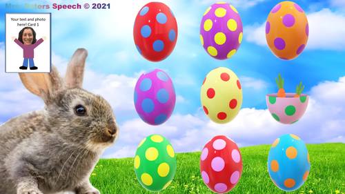 Interactive Easter Egg game - open-ended game, teletherapy, | TPT