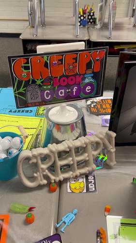 Creepy Cafe - Creepy Underwear, Creepy Carrots, & Creepy Crayon Activities