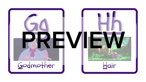 Disney Theme — Alphabet Word Wall by Ms. Duperval's Store | TPT