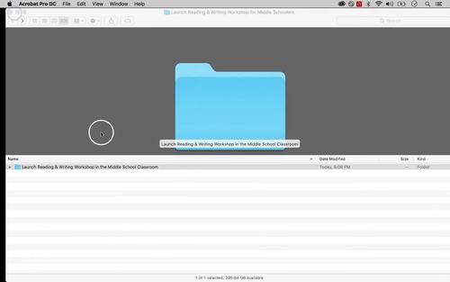 Launch Reading and Writing Workshop in the Middle School Classroom