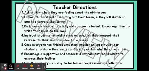 Stop & Sketch | SEL Emoji Post-Lesson Check-in Activity | PPT Explainer ...