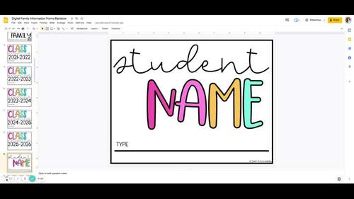 Parent and Family Communication Log | Behavior Log | Digital Class ...