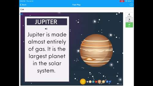 Planets of the Solar System - Space BOOM CARDS - Digital Task Cards