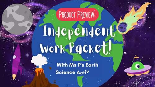 Summer Science Independent Work Packet- End of the Year Activities for ...